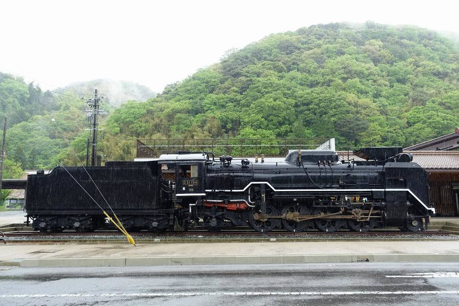 D51 194：山口線津和野駅前: コバQのデジカメ歩き