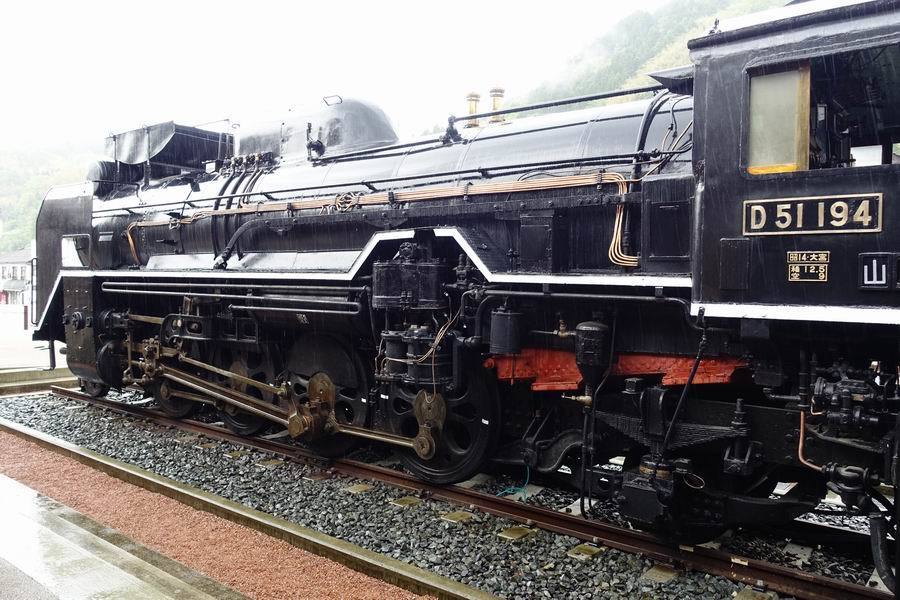 D51 194：山口線津和野駅前: コバQのデジカメ歩き